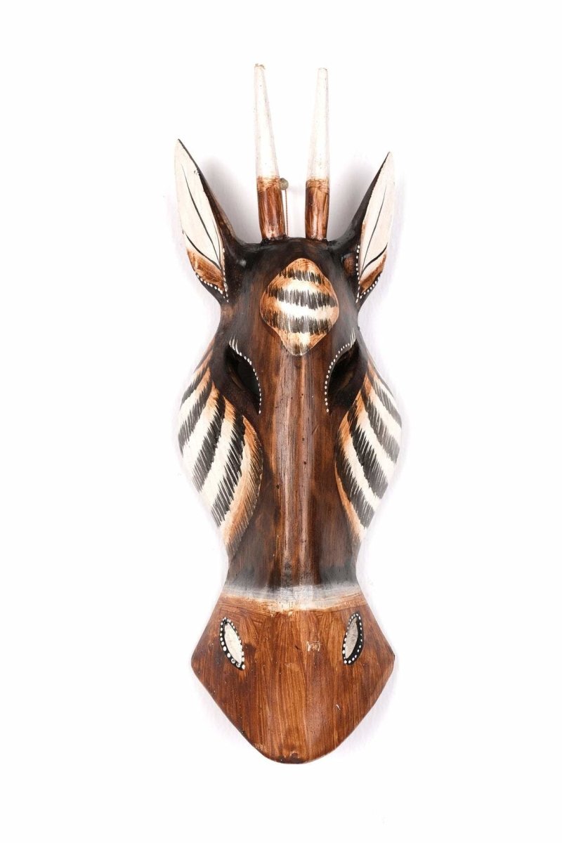 Okapi - Wooden Wall Mask | Northshire Wall Art