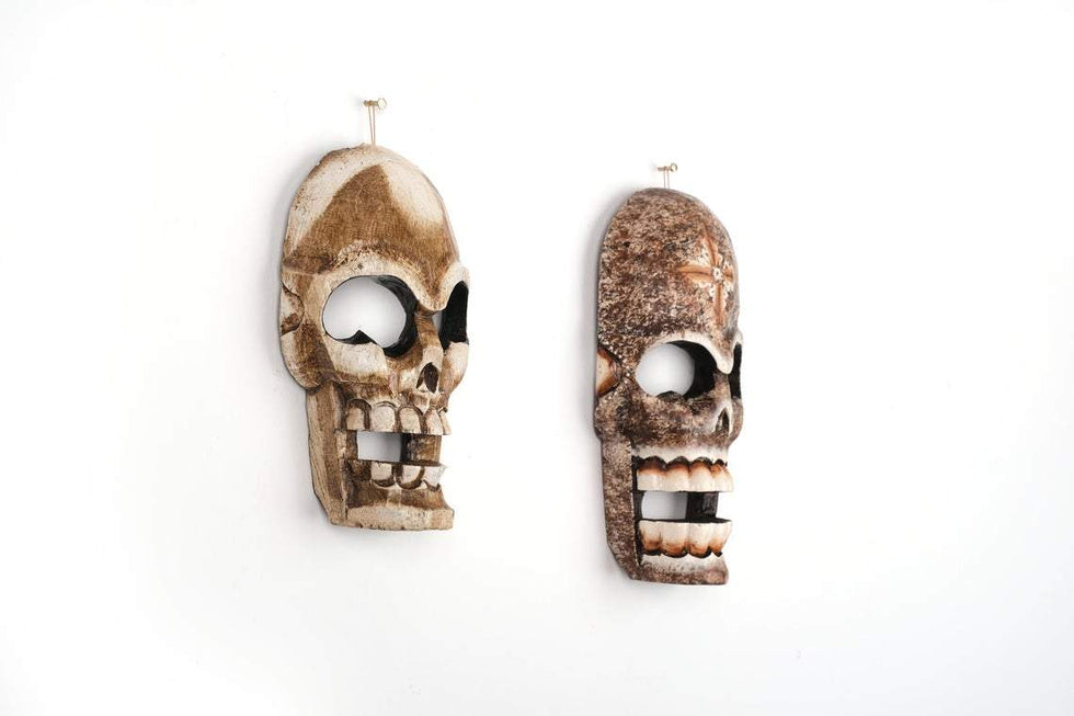 Skedel - Wooden Wall Mask | Northshire Wall Art