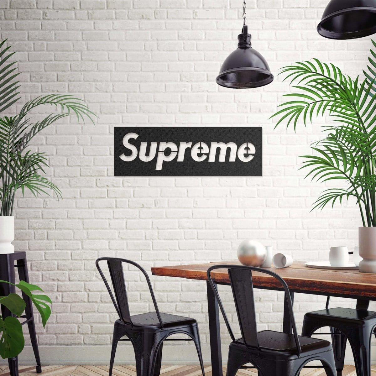 Supreme - Metal Wall Art– Northshire Wall Art